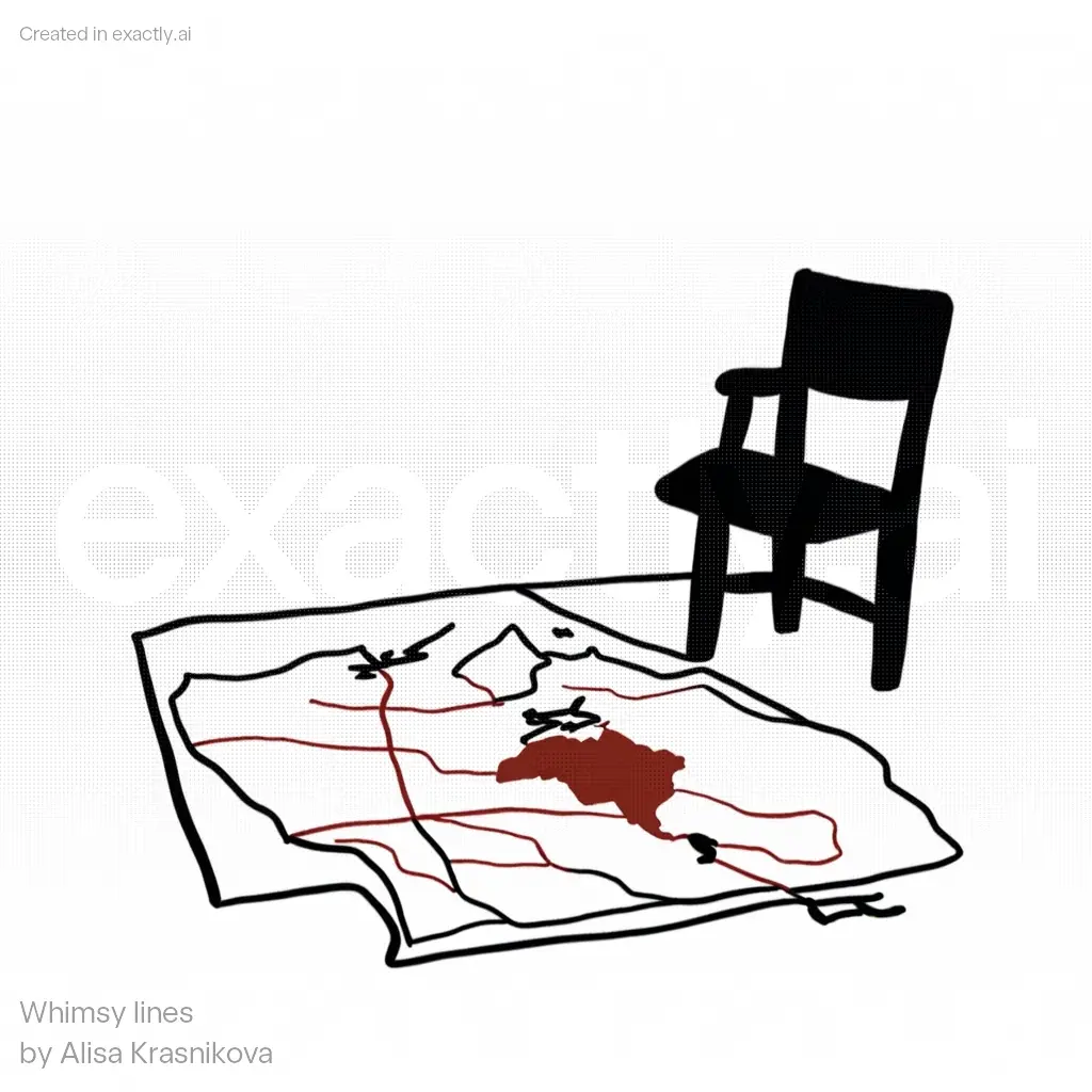Map and chair