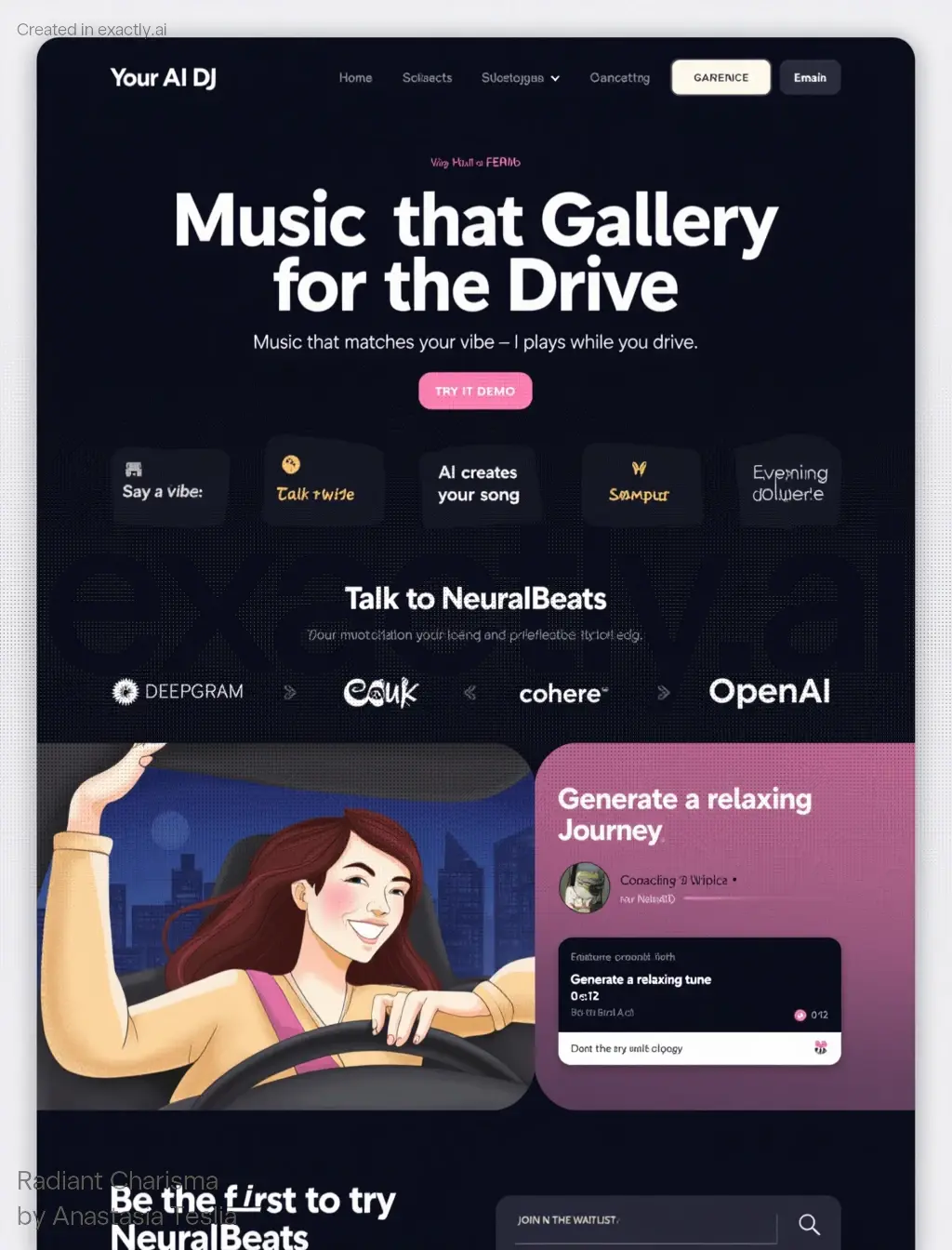 AI Music Dashboard